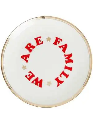 BITOSSI HOME We Are Family Plates - White