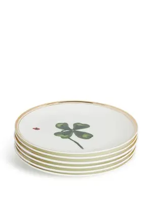 BITOSSI HOME Set-of-six Cloverleaf Plates