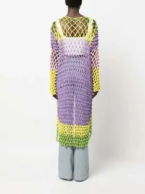 Celiab Rubino Open-knit Kaftan