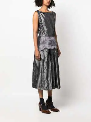 MAISON MARGIELA Inside-out Sleeveless Midi Dress - Grey