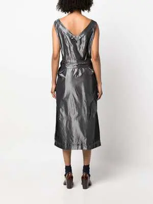 MAISON MARGIELA Inside-out Sleeveless Midi Dress - Grey