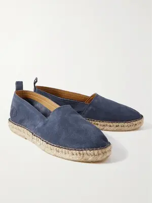 Frescobol Carioca Helio Suede Espadrilles - Blue