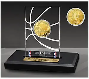 HIGHLAND MINT Golden State Warriors 7-time Champs Gold Coin - One-color