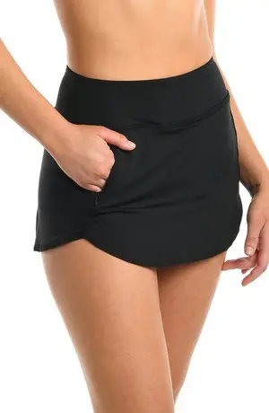 La Blanca Island Goddess Sport Skirted Bikini Bottoms