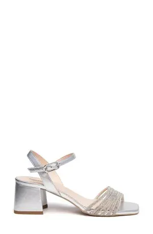 NEROGIARDINI Embellished Ankle Strap Sandal