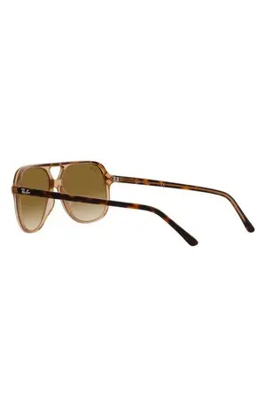 Ray-ban Bill 56mm Gradient Square Sunglasses - Transparent Brown