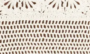 Zimmermann Cotton Crochet Crop Button-up Shirt