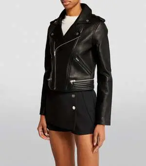 Maje Leather Biker Jacket
