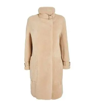 Maje Shearling Coat