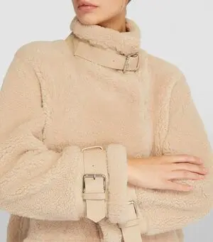 Maje Shearling Coat