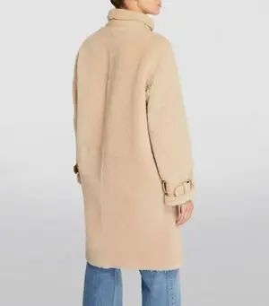Maje Shearling Coat