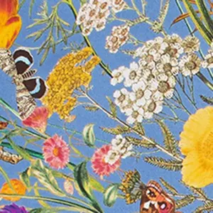 ASPINAL OF LONDON Botanical 'a' Silk Scarf
