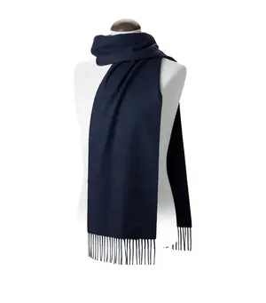 ASPINAL OF LONDON Cashmere Scarf - Blue