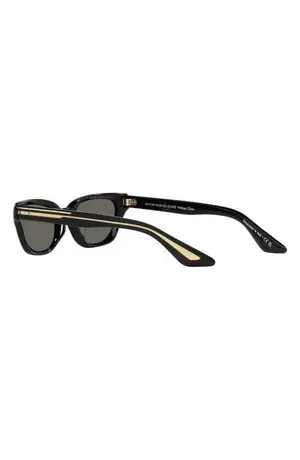 Oliver Spencer X Khaite 1983c 52mm Irregular Sunglasses - Black