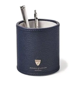 ASPINAL OF LONDON Round Pen Pot - Blue