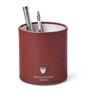 ASPINAL OF LONDON Round Pen Pot - Red