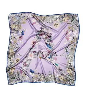 ASPINAL OF LONDON Silk Floral Print Scarf