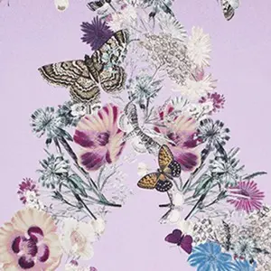ASPINAL OF LONDON Silk Floral Print Scarf