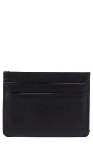 Hobo Leather Card Case Black