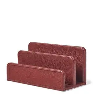 ASPINAL OF LONDON Leather Letter Rack