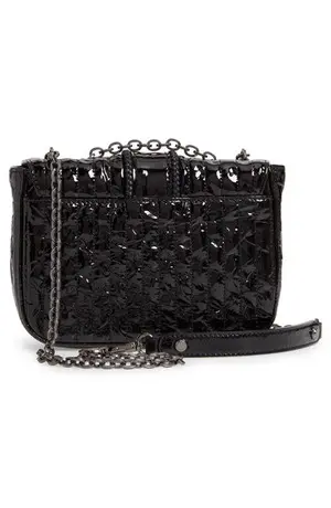 Longchamp Amazone Vernis Leather Crossbody Bag