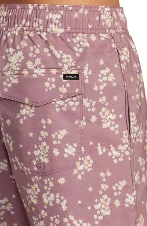 Rvca Barnes Tropical Print Shorts