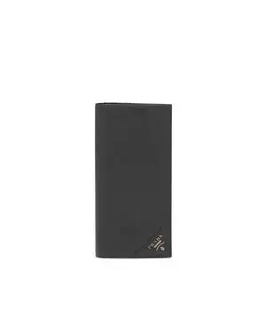 Prada Large Saffiano Leather Wallet - Black