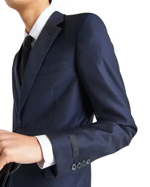 Prada Single-breasted Wool Suit - Blue
