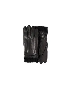 Prada Leather Gloves - Black
