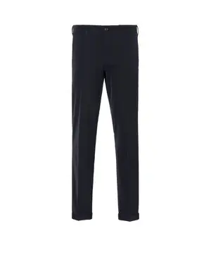 Prada Slim Fit Techno Fabric Trousers - Blue