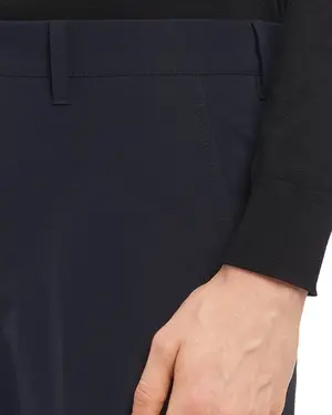 Prada Slim Fit Techno Fabric Trousers - Blue