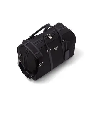 Prada Re-nylon And Saffiano Leather Duffle Bag