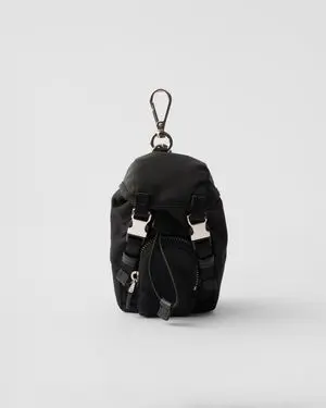 Prada Re-nylon Mini Pouch Keychain Charm