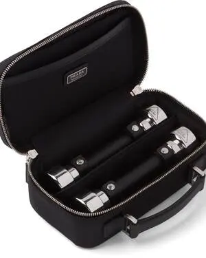 Prada Re-nylon And Saffiano Leather Hand Weights Carry Case