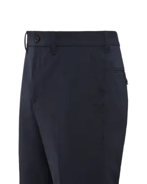 Prada Stretch Technical Fabric Trousers - Navy