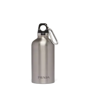 Prada Stainless Steel Insulated Water Bottle, 350 Ml - Silver