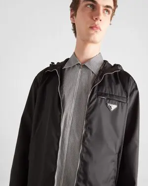 Prada Re-nylon Hooded Blouson Jacket