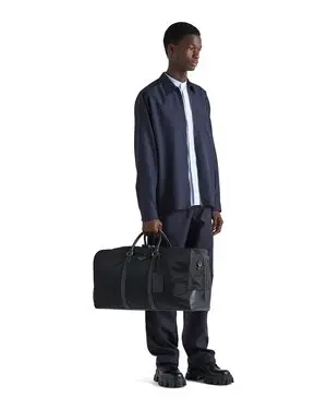 Prada Re-nylon And Saffiano Leather Duffle Bag