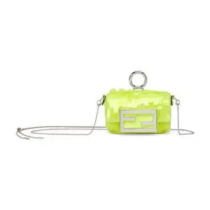 Fendi Fendi Nano Baguette Charm - Jaune