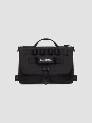 Balenciaga Army Messenger Bag - Black
