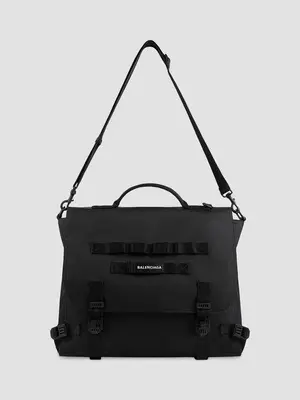 Balenciaga Army Messenger Bag - Black
