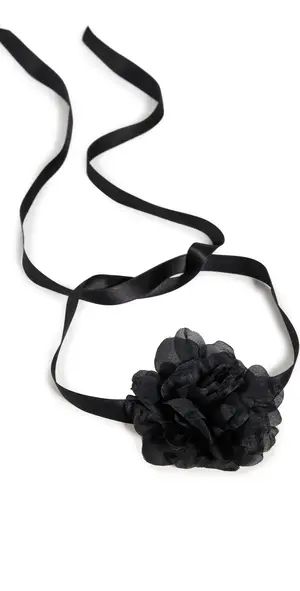 JENNIFER BEHR Anelise Ribbon Tie - Black