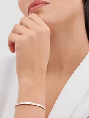 BVLGARI B. Zero1 18k Logo Bangle Bracelet
