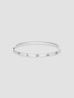 BVLGARI B. Zero1 18k Logo Bangle Bracelet
