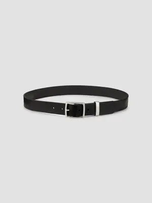 Rag & Bone Boyfriend Leather Belt - Black