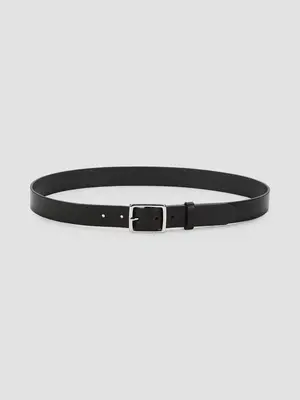 Rag & Bone Boyfriend Leather Belt - Black