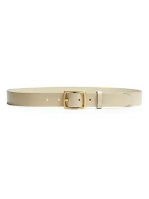 Rag & Bone Women's Boyfriend Leather Belt - Dune  Greige