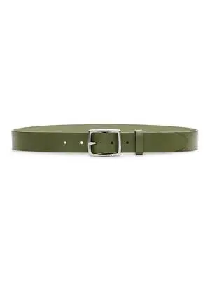 Rag & Bone Women's Boyfriend Leather Belt - Dune  Olive