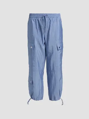 Cinq À Sept Women's Nitsan Utility Pants - Black Stonewash
