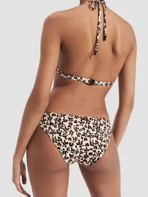 Vilebrequin Turtles Leopard String Bikini Top